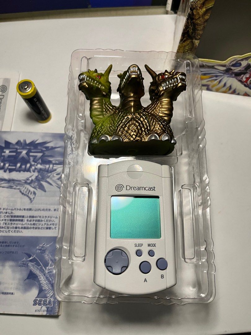 Godzilla VMU Sega Dreamcast, Hobbies & Toys, Toys & Games on Carousell