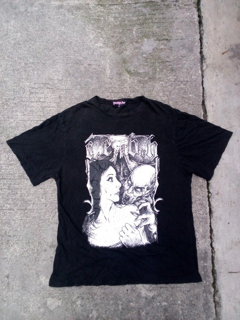GOTH SHIRT GRUNGE Y2K PUNK EMO Y2K on Carousell