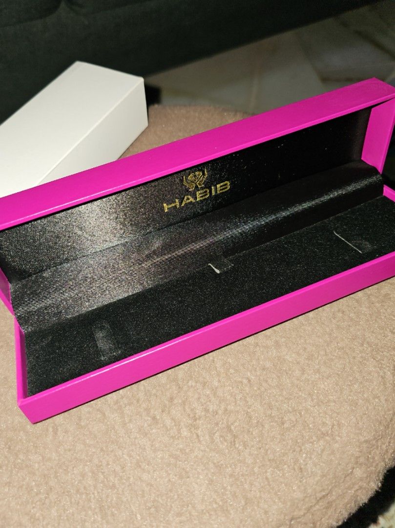 Habib Jewellery Box, with outer white box and Habib paper bag, Women's ...