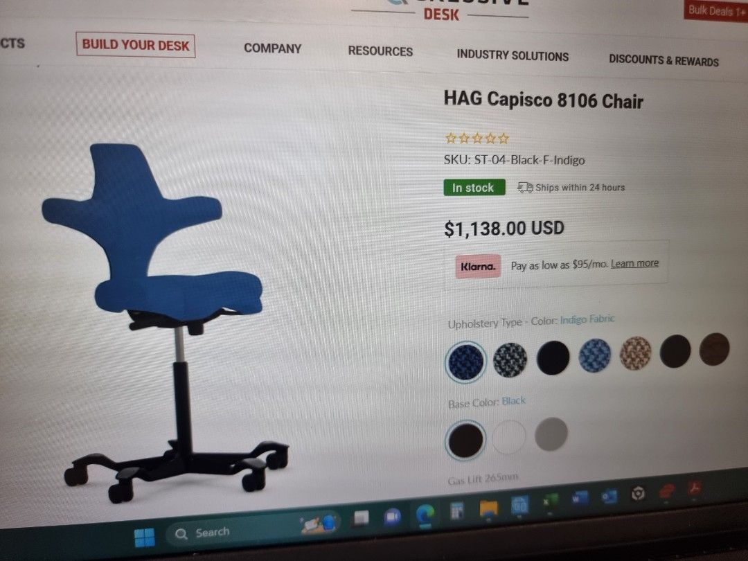HAG Office Chair Ergonomic, Furniture & Home Living, Furniture, Chairs ...