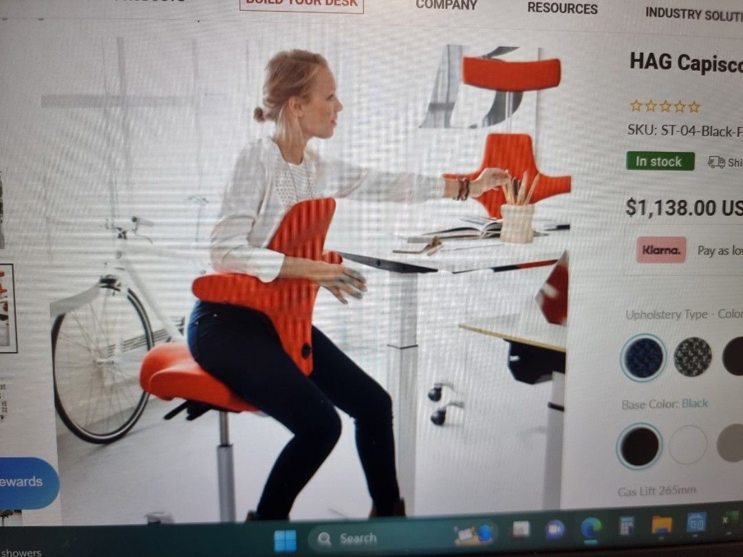 HAG Office Chair Ergonomic, Furniture & Home Living, Furniture, Chairs ...