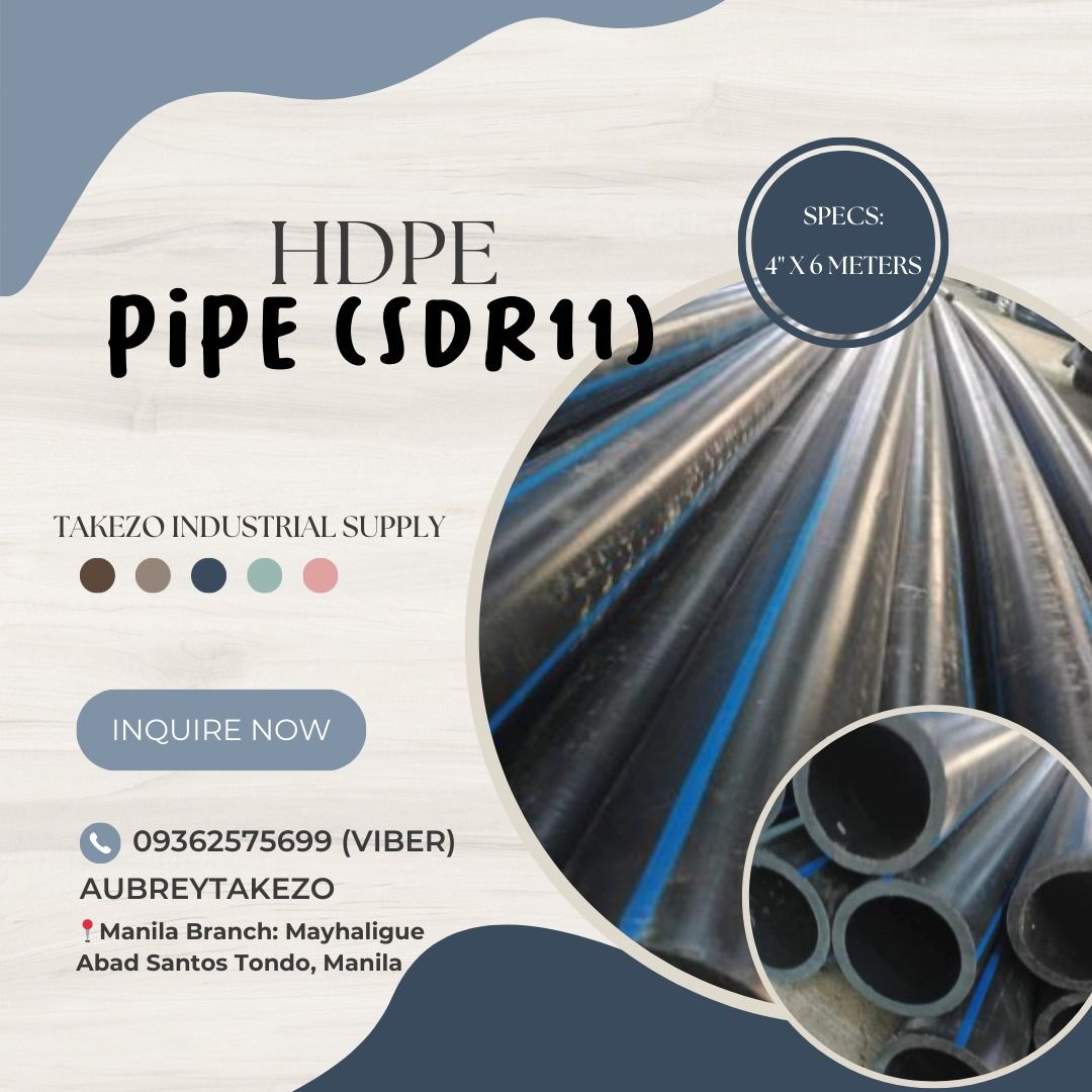 HDPE PIPE (SDR11), Commercial & Industrial, Construction Tools ...