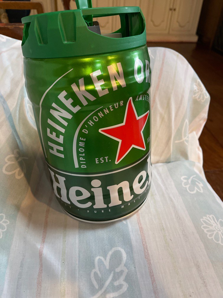 Heineken beer draft canister only on Carousell