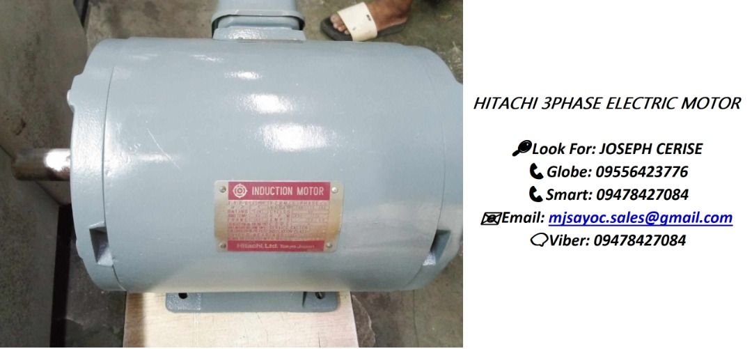 HITACHI 3PHASE INDUCTION MOTOR on Carousell