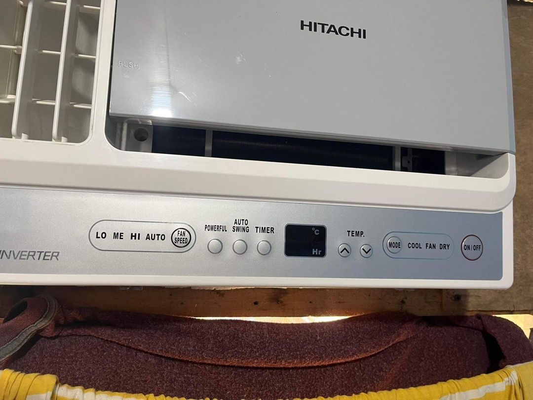 Hitachi Window-type Aircon, Furniture & Home Living, Furniture, Other ...