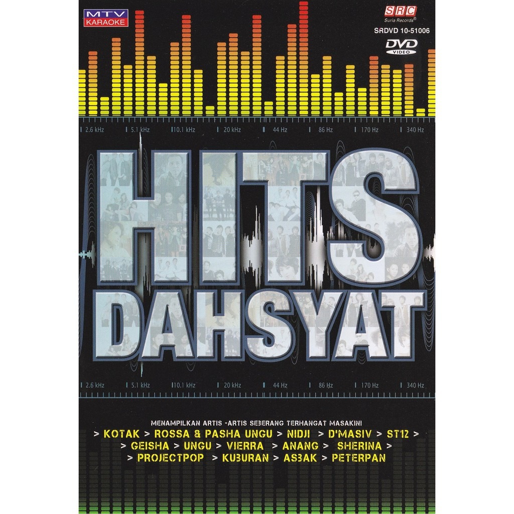 Hits Dahsyat DVD MTV Karaoke Kotak Rossa Pasha Ungu Nidji Original New And Sealed, Hobbies ...