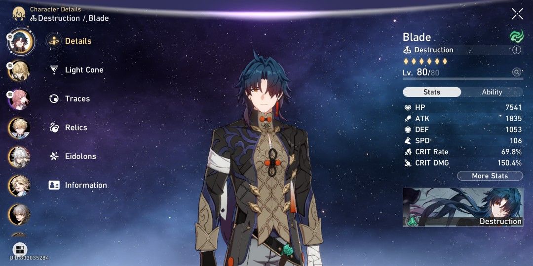 honkai star rail level 65 (most limited 5*), Video Gaming, Video Games ...