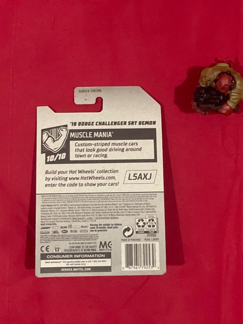 Hotwheels Super Treasure Hunt STH Factory Seal Dodge Challenger SRT ...