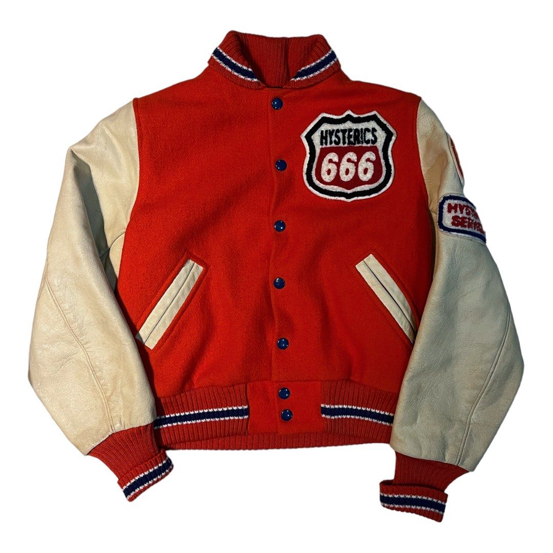 Hysteric Glamour Varsity Jacket, Women's Fashion, Coats, Jackets and Outerwear on Carousell