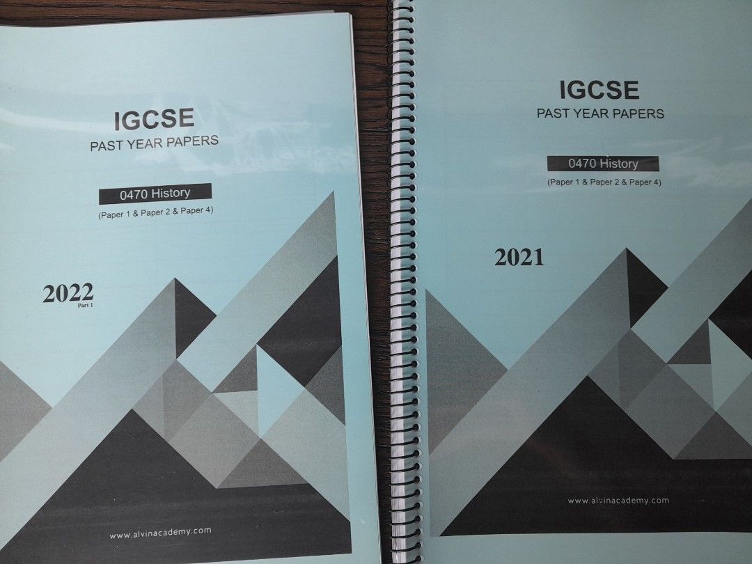 IGCSE History Past Papers 2022- 2018, Hobbies & Toys, Books & Magazines ...