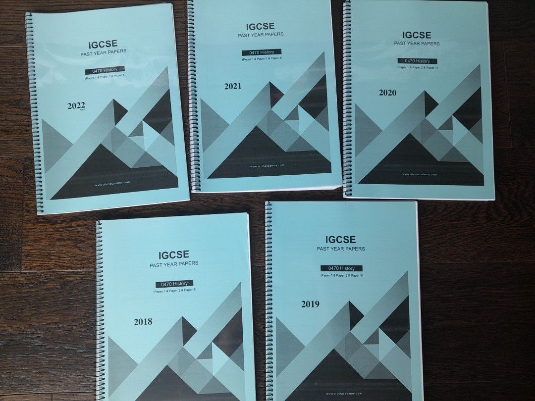 IGCSE History Past Papers 2022- 2018, Hobbies & Toys, Books & Magazines ...