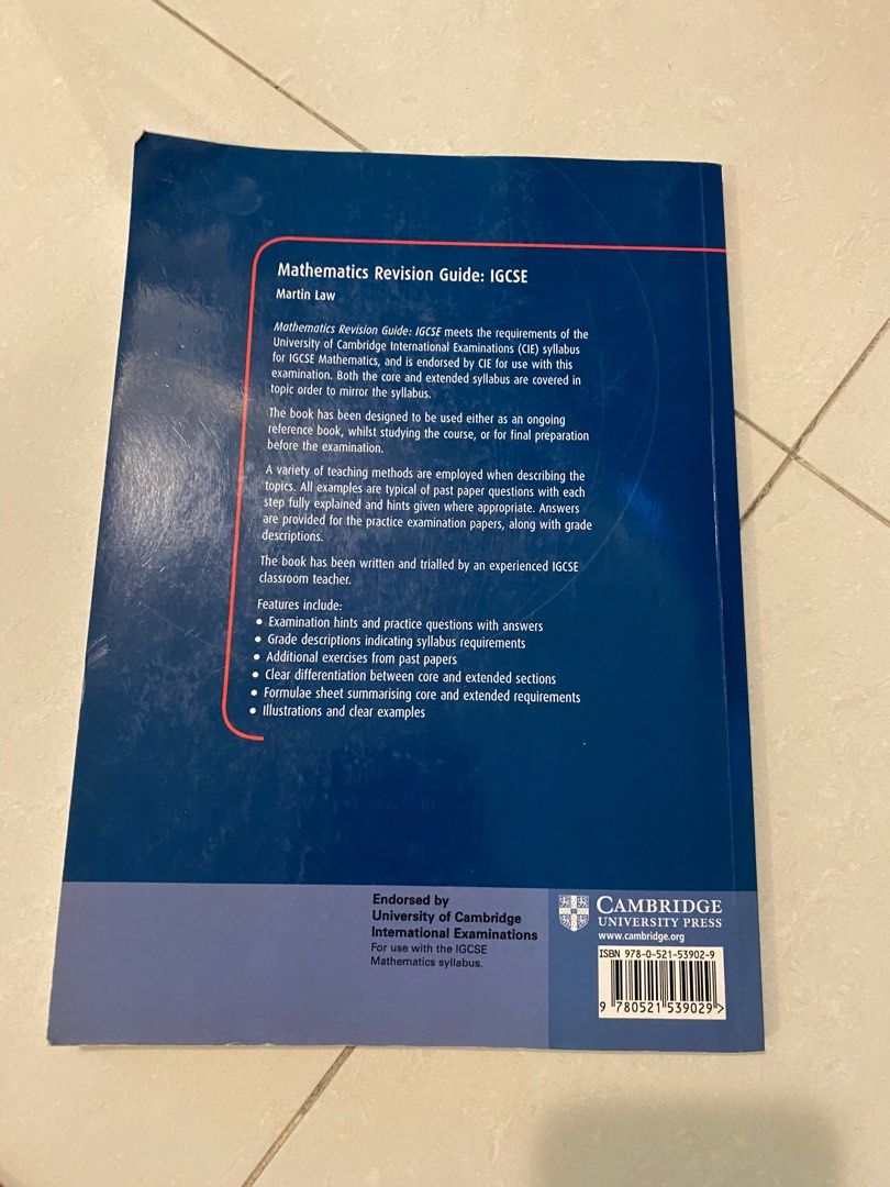 IGCSE Mathematics revision guide, Hobbies & Toys, Books & Magazines, Textbooks on Carousell
