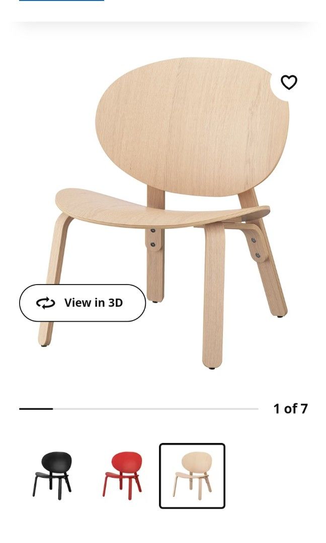 Ikea froset chair, Furniture & Home Living, Furniture, Chairs on Carousell