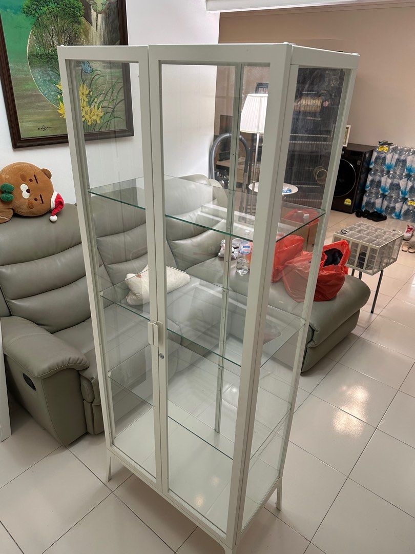 Ikea Glass Display Cabinet MILSBO, Furniture & Home Living, Furniture ...