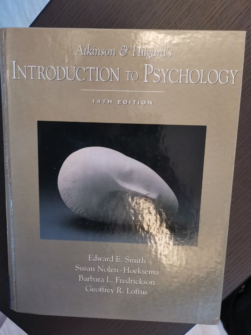 Introduction to Psychology 14th edition by Atkinson & Hilgard, Hobbies ...