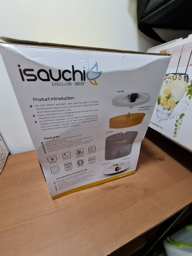 Isa Uchi Steam Sterilizer, Babies & Kids, Nursing & Feeding ...