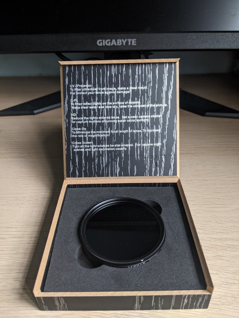 Jackar Optical ND-X 58mm Multi-use Camera Lens Glass, Photography, Lens ...