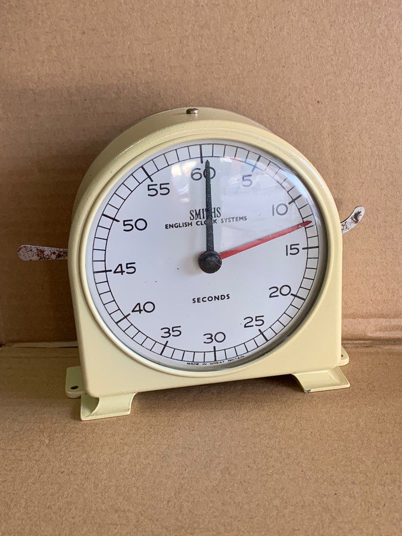 Antik Jam SMITHS Seconds Timer., Hobbies & Toys, Collectibles & Memorabilia, Vintage ...
