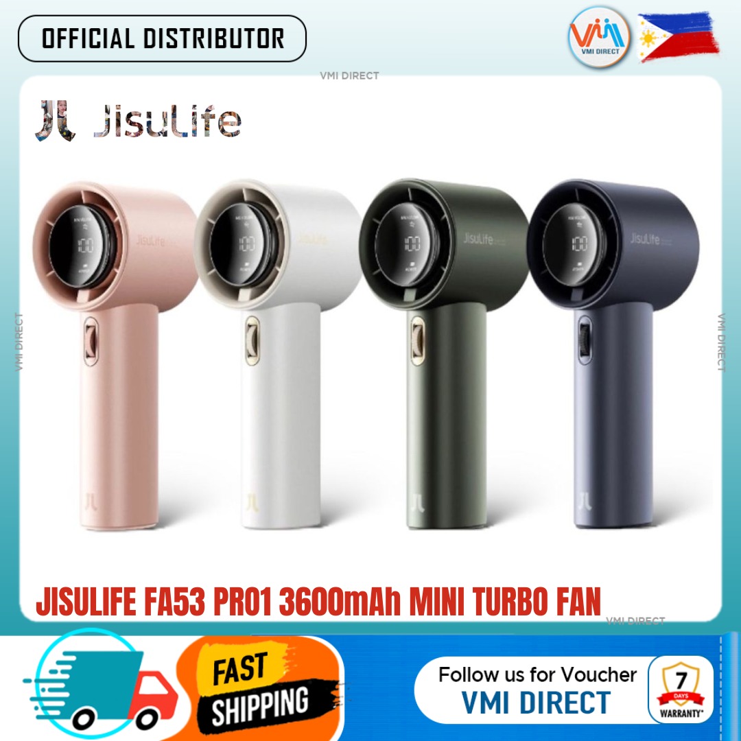 Jisulife FA53 PRO1 Portable Mini Handheld Fan 3600mAh Personalized wind ...