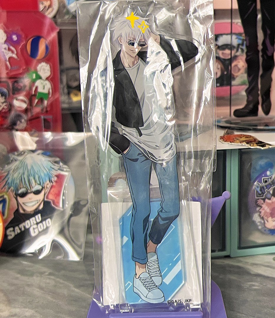 JJK jujusu kaisen gojo satoru aryclic stand, Hobbies & Toys ...