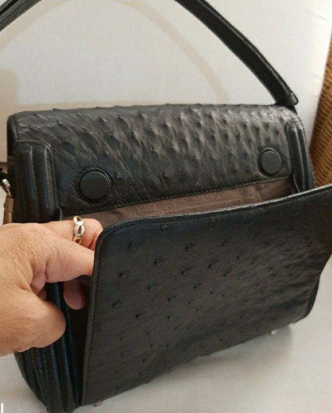 JRA OSTRICH BAG, Women's Fashion, Bags & Wallets, Shoulder Bags on ...