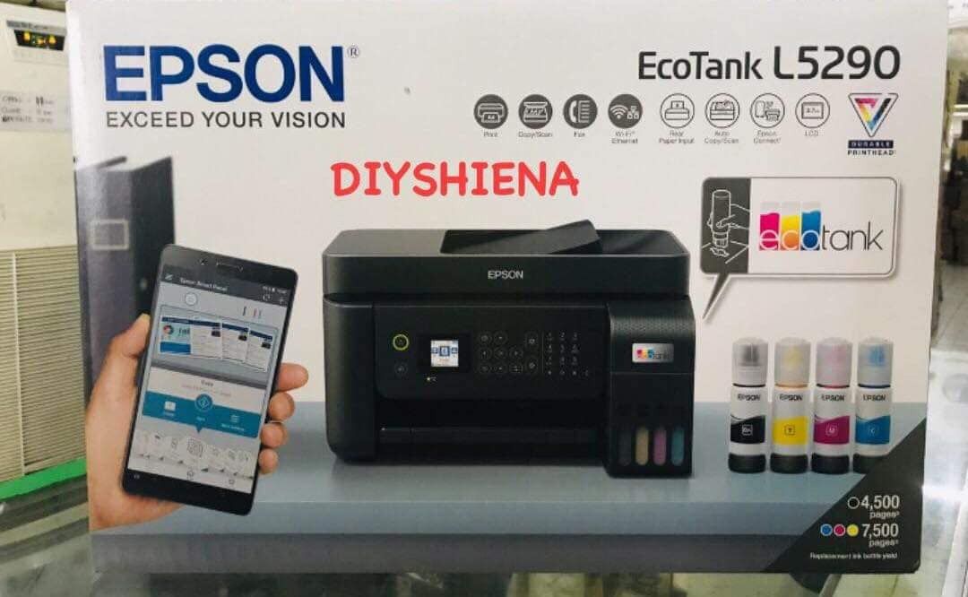 L5290 A4 Wi-Fi All-in-One Ink Tank Printer with ADF, Computers & Tech ...