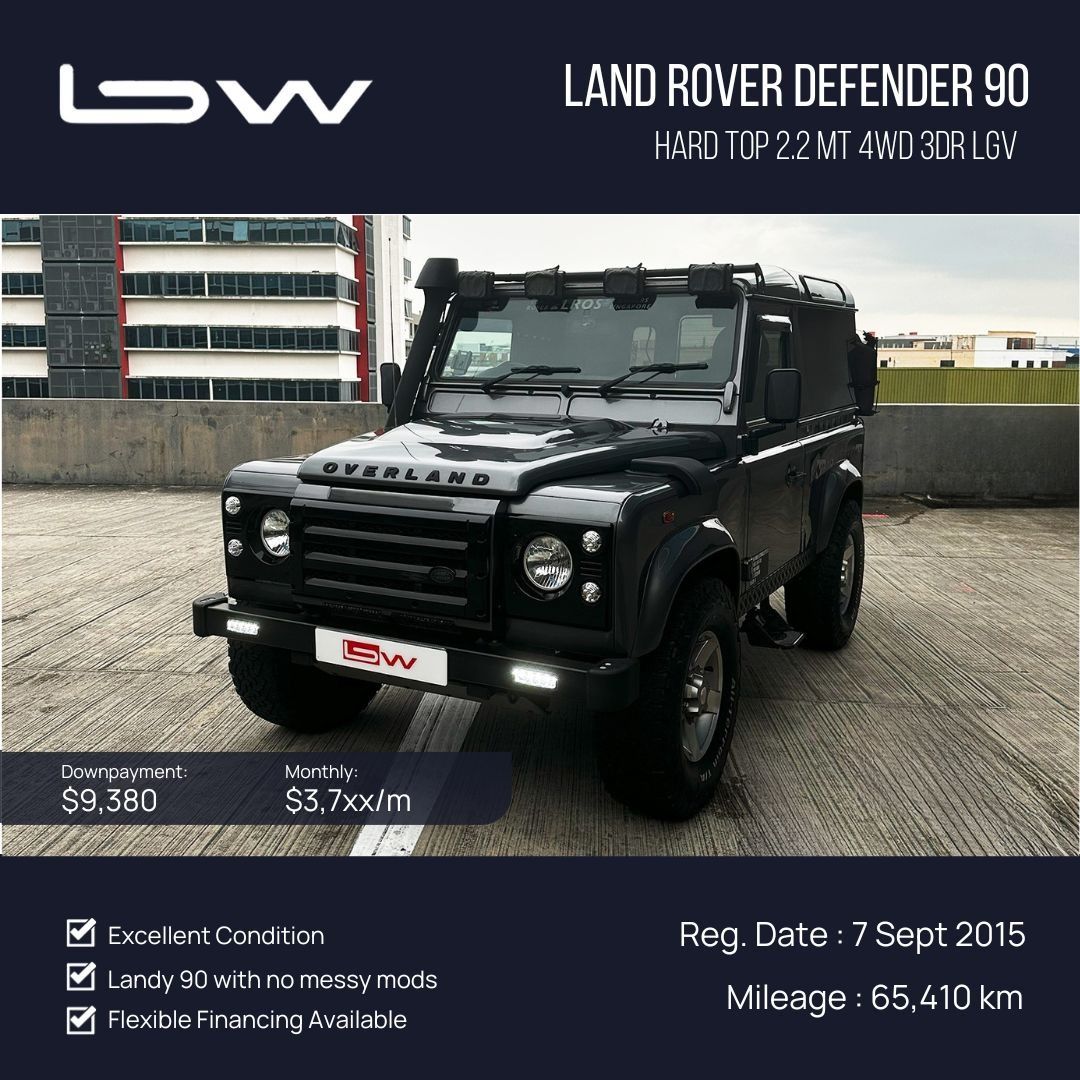 Land Rover Defender 90 Diesel 2.4 Hardtop (M), Cars, Used Cars on Carousell