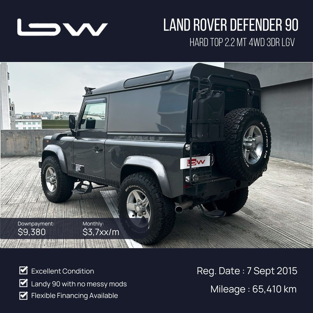 Land Rover Defender 90 Diesel 2.4 Hardtop (M), Cars, Used Cars on Carousell