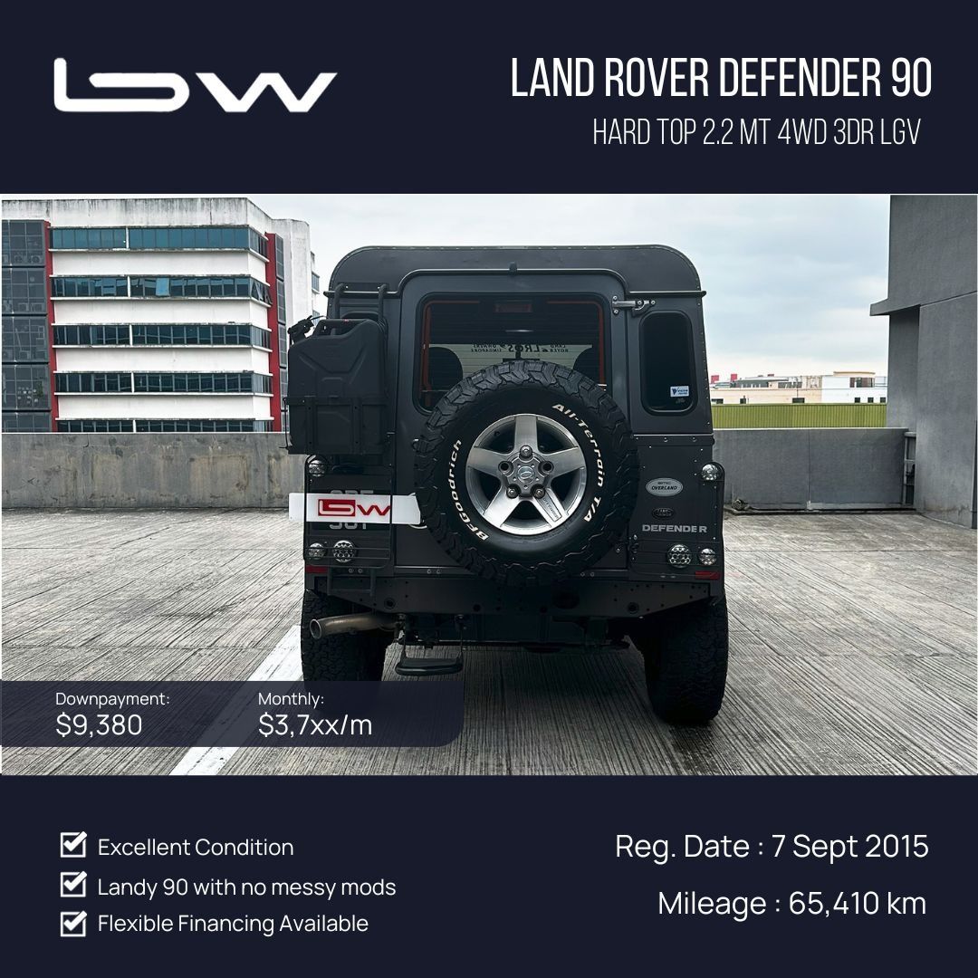 Land Rover Defender 90 Diesel 2.4 Hardtop (M), Cars, Used Cars on Carousell
