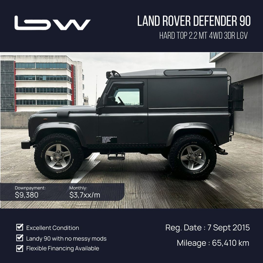 Land Rover Defender 90 Diesel 2.4 Hardtop (M), Cars, Used Cars on Carousell