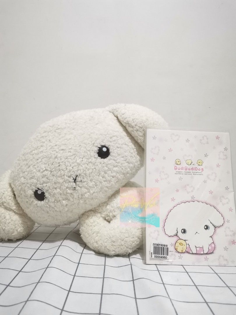 Large Size Vintage San-x Buru-buru dog with stationary notepad, Hobbies ...