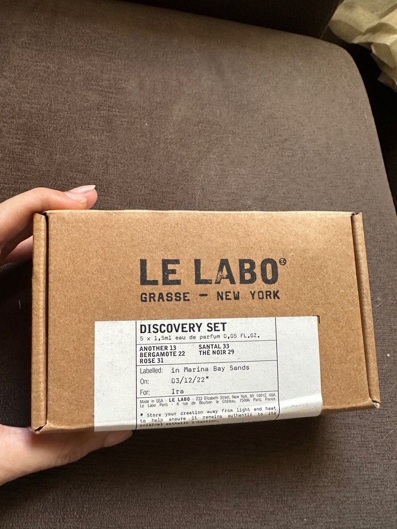 Le Labo Discovery Set Samples, Beauty & Personal Care, Fragrance ...