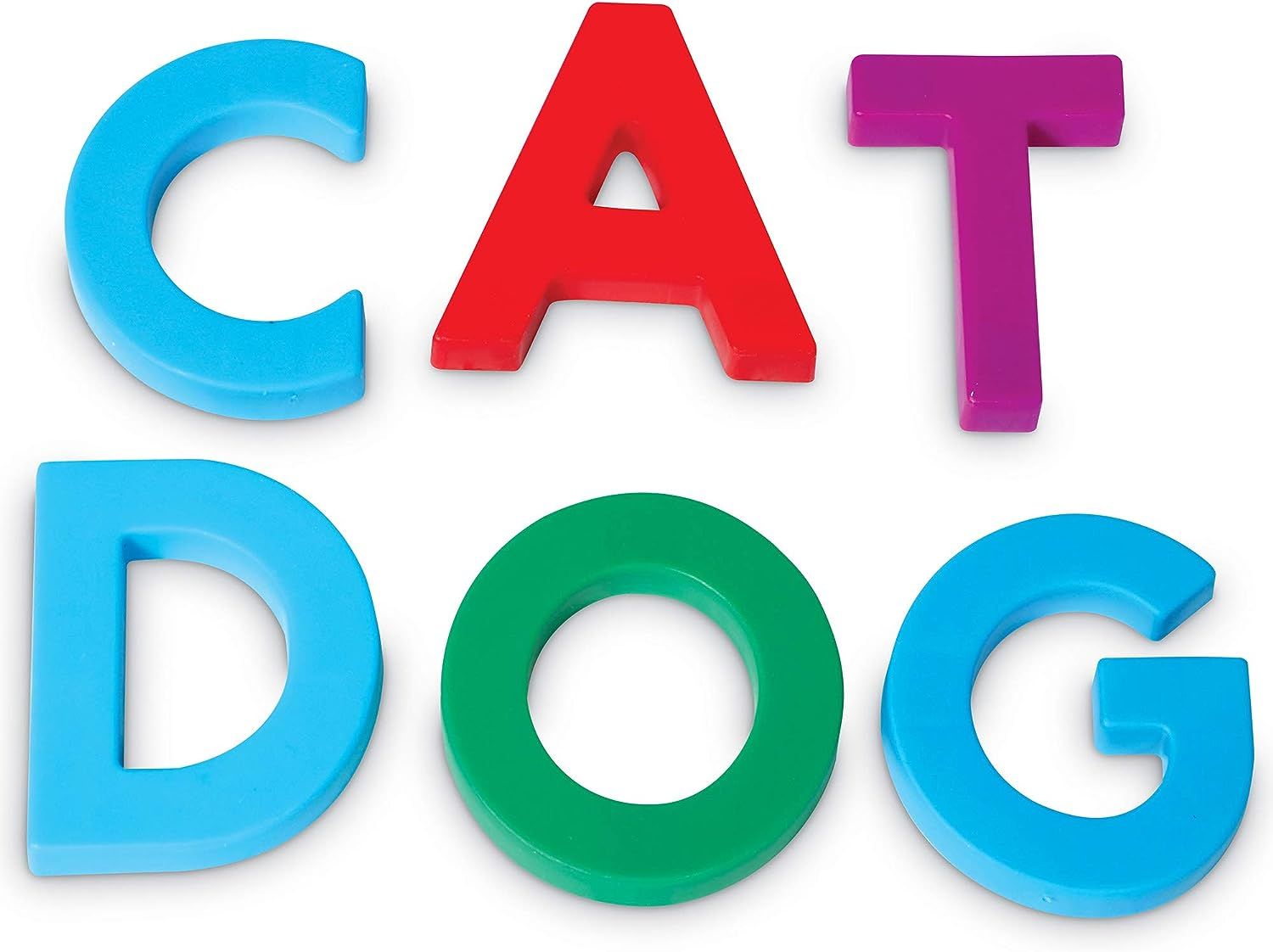 Learning Resources LER0450 Jumbo Uppercase Magnetic Letters Set (40 ...