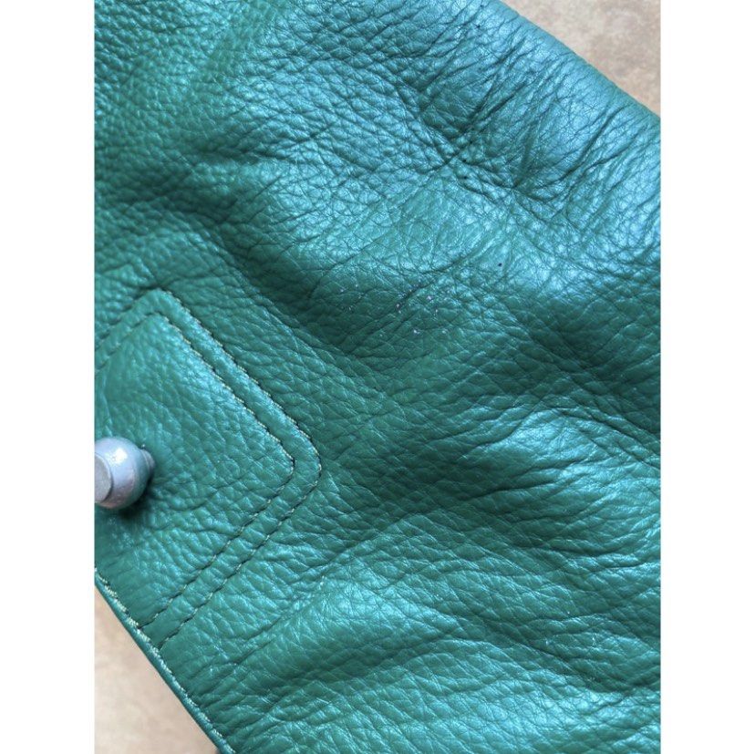 Leather Kenneth Colo Green Sling bag on Carousell