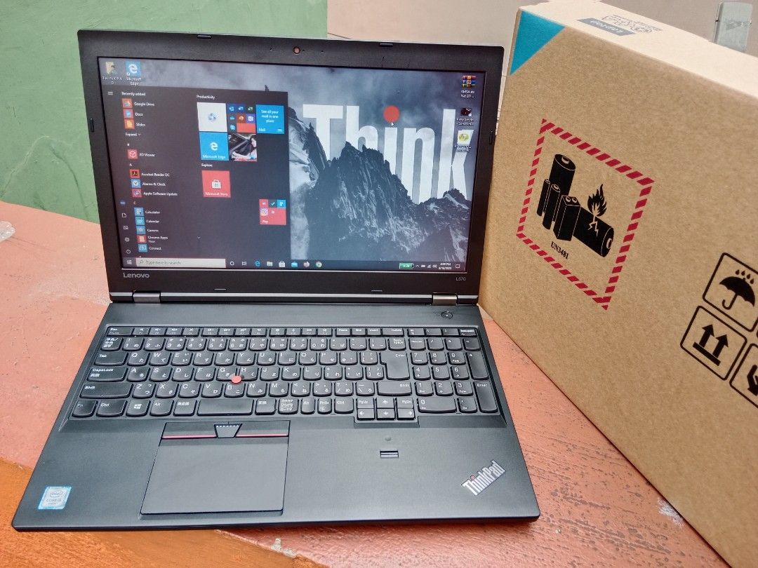 Lenovo ThinkPad L570 15.6inch" Fullkeyboard/Numpad Windows 10 Pro ...