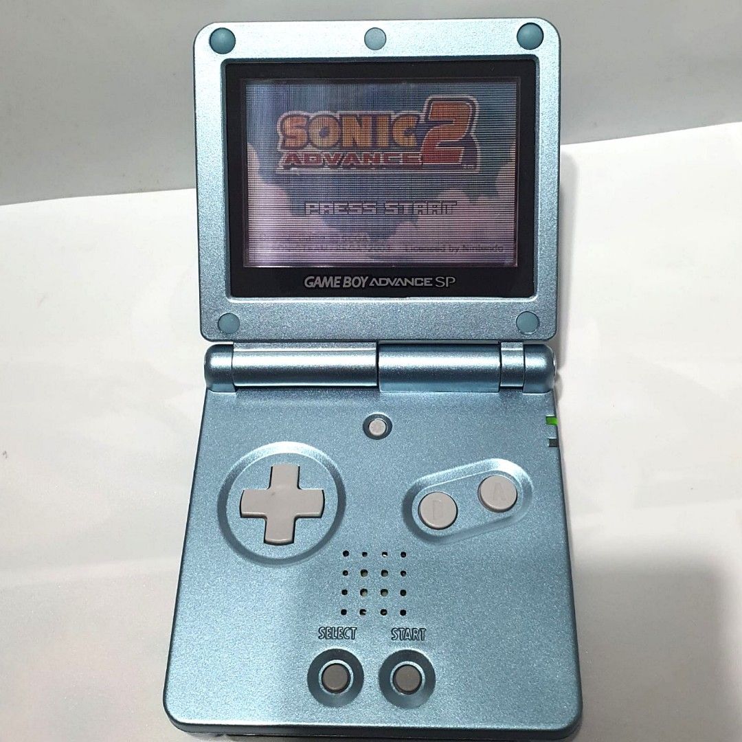 LIGHT BLUE GAME BOY ADVANCE SP, Video Gaming, Video Game Consoles ...
