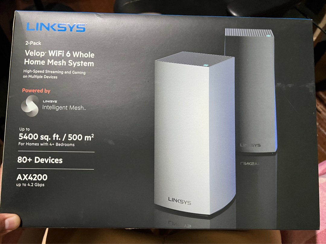 Linksys Velop WIFI 6 Mesh, Computers & Tech, Parts & Accessories, Networking on Carousell