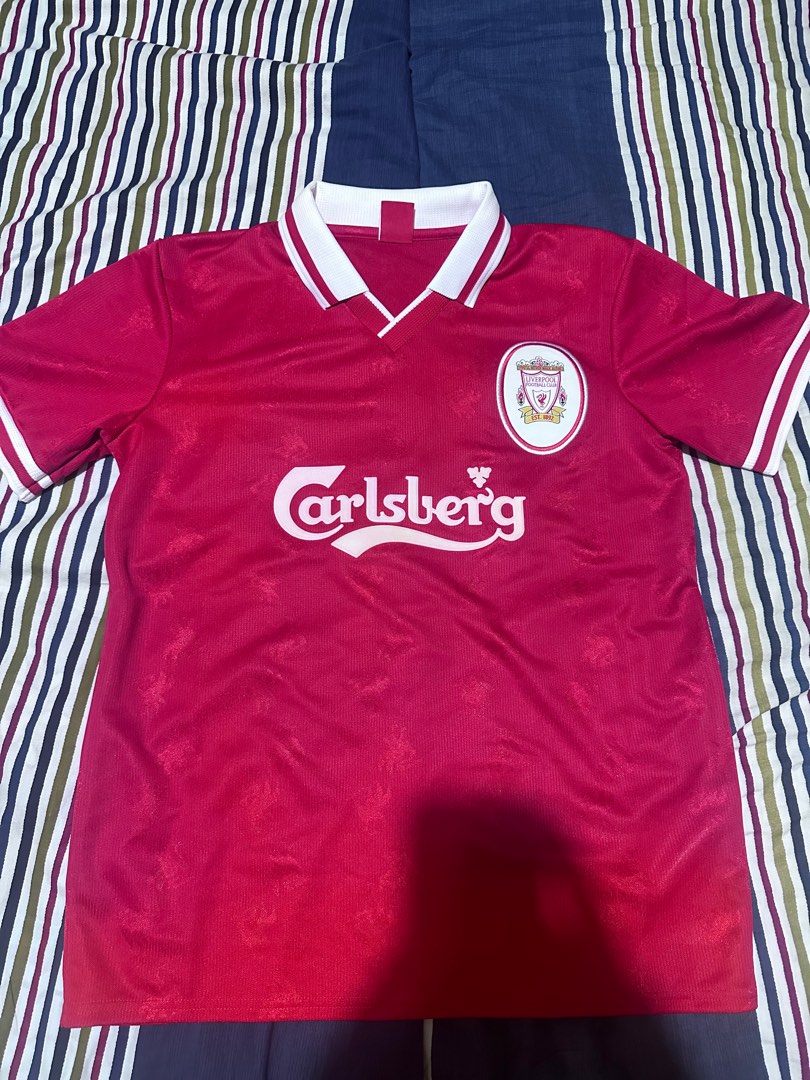 LIVERPOOL VINTAGE JERSEY WITH DAVID JAMES SIGNATURE, Men's Fashion ...
