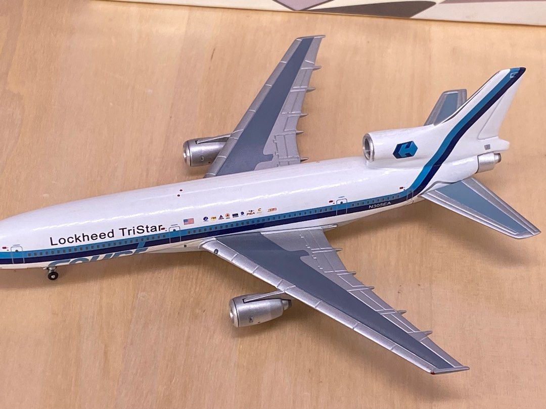 Lockheed Tristar L-1011 Courts N305EA 1:400 Diecast Model by Jet-x, 興趣及 ...