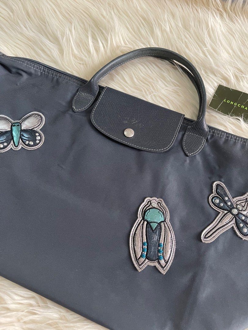 Long Champ Limited Edition Bug Patches, Luxury, Bags & Wallets on Carousell