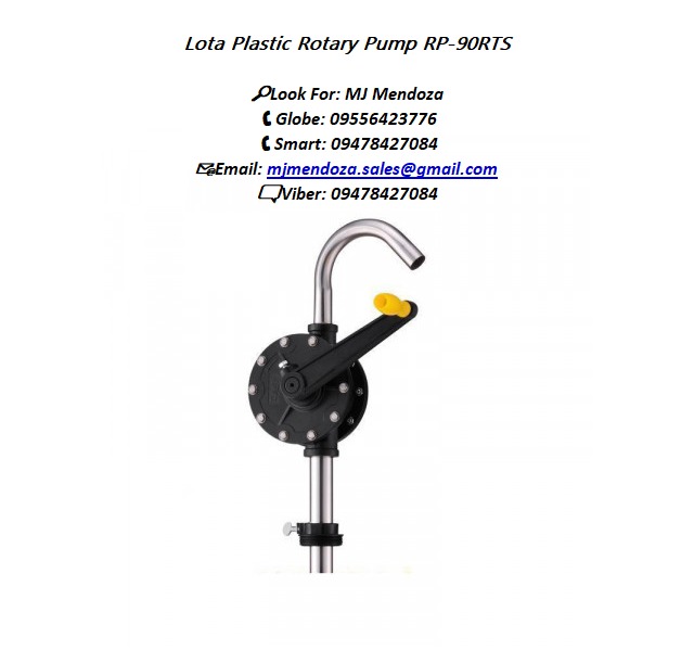 Lota Plastic Rotary Pump RP-90RTS, Commercial & Industrial, Industrial Equipment on Carousell