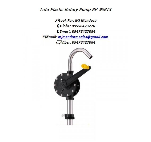 Lota Plastic Rotary Pump RP-90RTS, Commercial & Industrial, Industrial ...