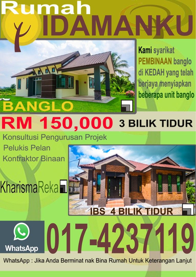 Lukis Pelan & Bina Rumah Kedah, Property, Others on Carousell