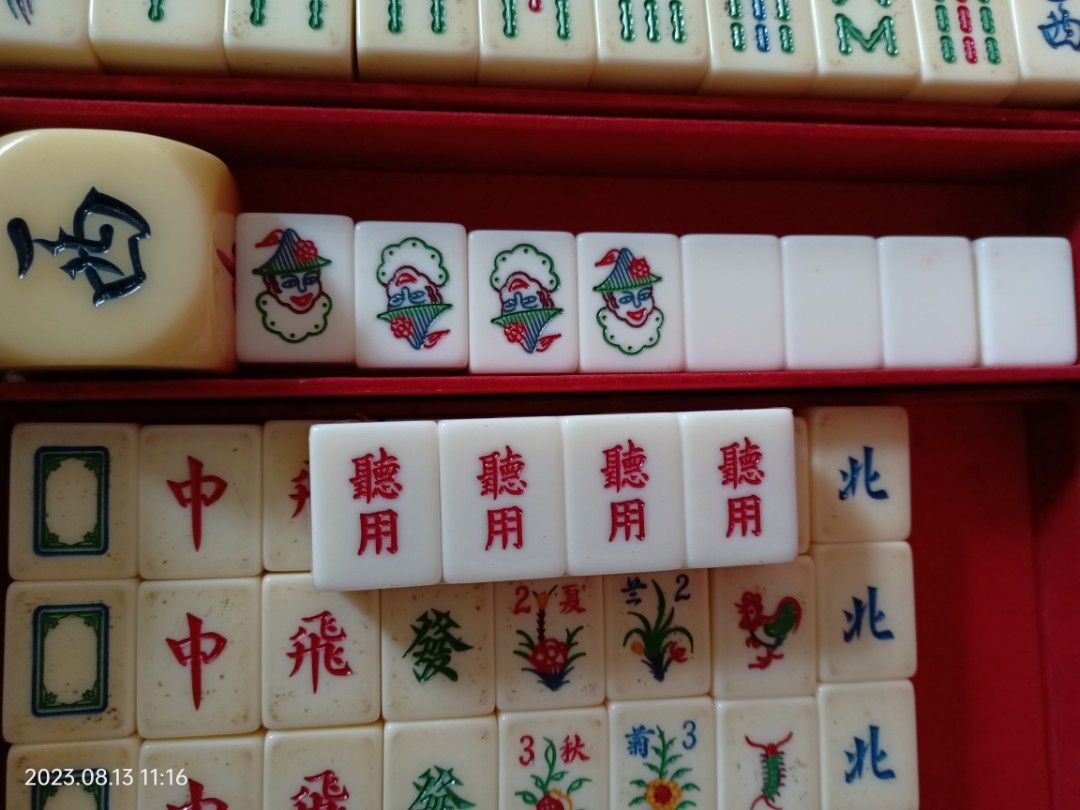 Mahjong. Silver back, Hobbies & Toys, Toys & Games on Carousell