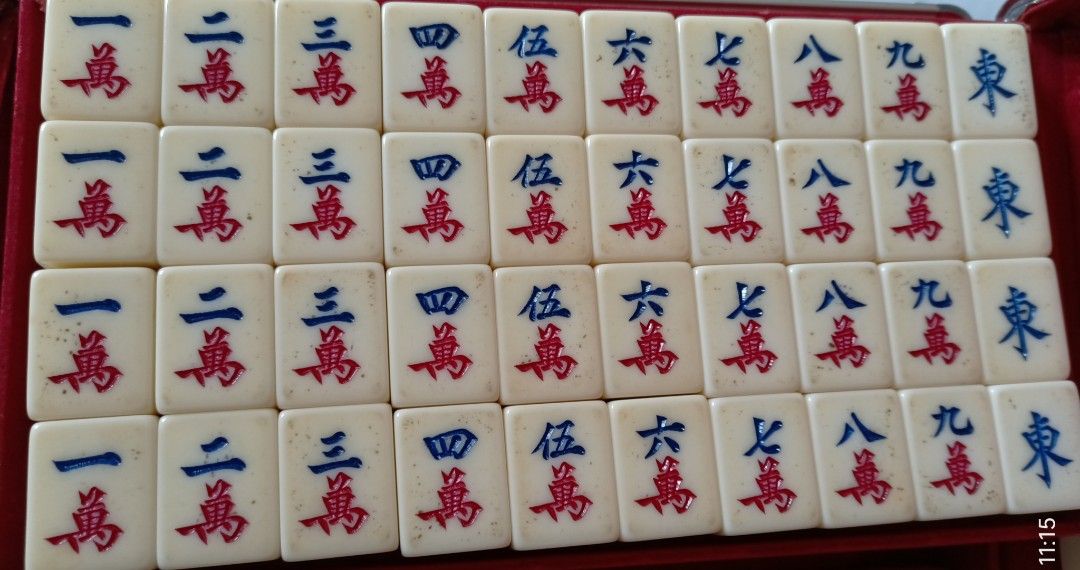Mahjong. Silver back, Hobbies & Toys, Toys & Games on Carousell