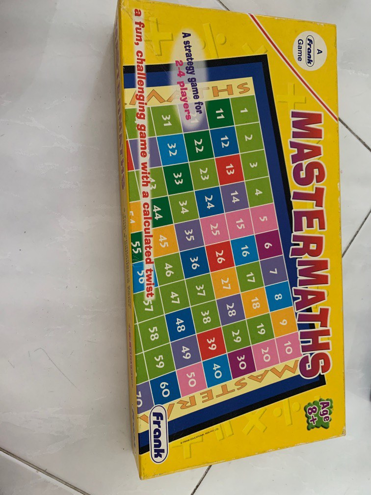 MASTERMATHS (Math Strategy Game), Hobbies & Toys, Toys & Games on Carousell