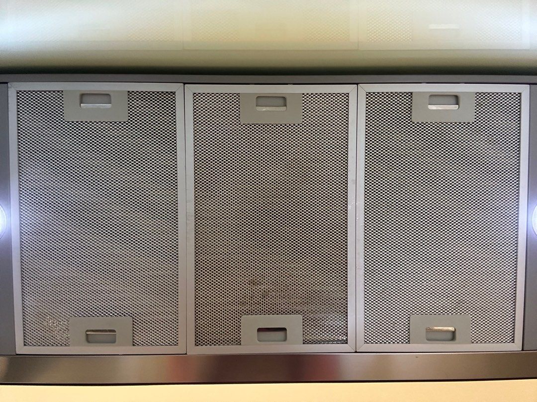 Mayer MMSI900LEDHS-Black 90cm Semi-Integrated Slimline Cooker Hood ...