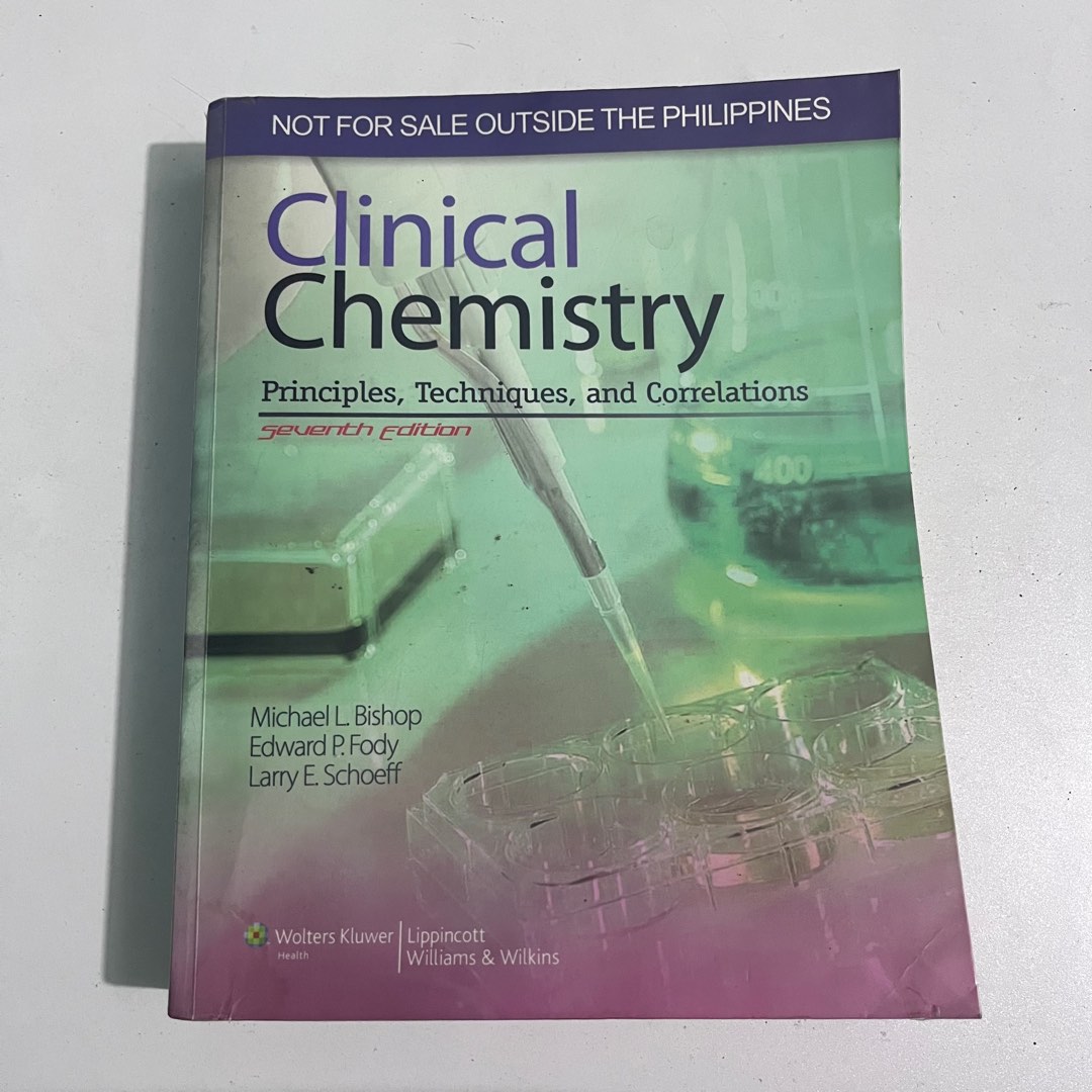 (medtech book) Clinical Chemistry by Bishop 7th Ed, Hobbies & Toys, Books & Magazines, Textbooks ...
