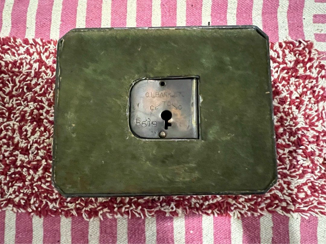 Metal coin saving box(60 -70 years old), Everything Else on Carousell