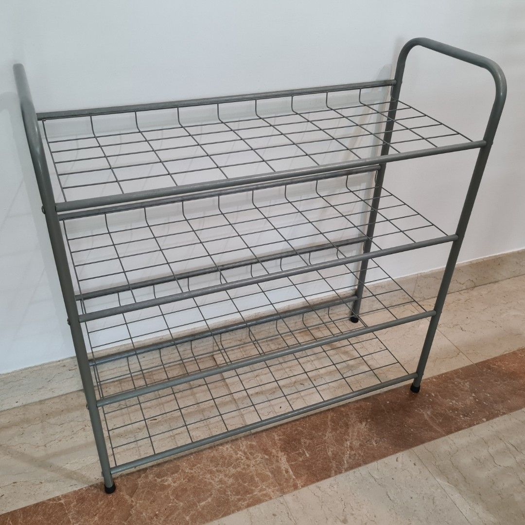 Metal shoe rack, Furniture & Home Living, Furniture, Shelves, Cabinets ...